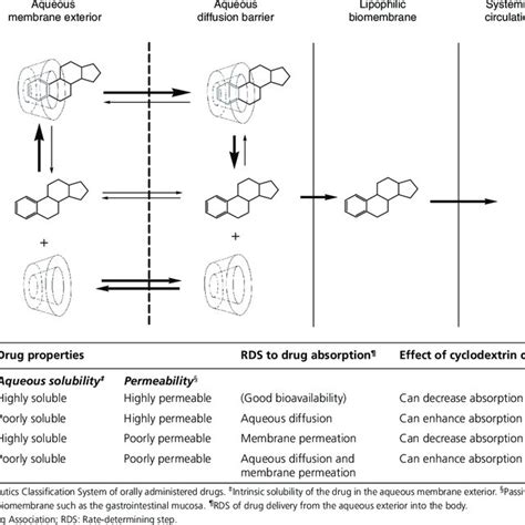 The Effect Of Cyclodextrin Complexation On Drug Bioavailability After