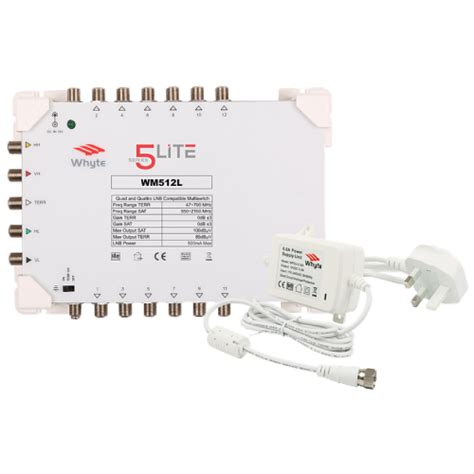 Whyte 5 Series Lite 12 Way Multiswitch 5x12 Satshop