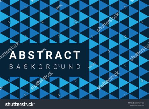 Abstract Blue Triganle Pattern Background Vector Stock Vector Royalty Free 2029021439