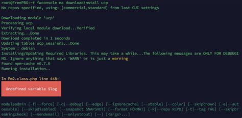 Freepbx 17 Installation Ucp Fails Installation Upgrade Freepbx