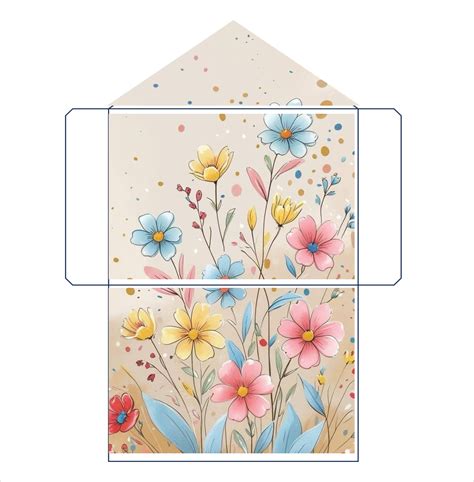 Modelo De Sobre Sobres Para Cartas Para Imprimir Plantilla De Sobre