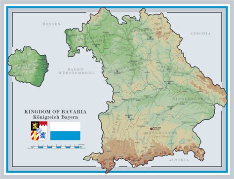 Königreich Bayern The Kingdom Of Bavaria In 2021 R Imaginarymaps