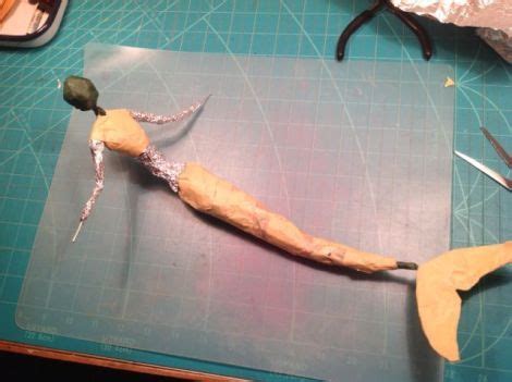 Mermaid Maquette Armature Karen Gillmore Art Mermaid Sculpture