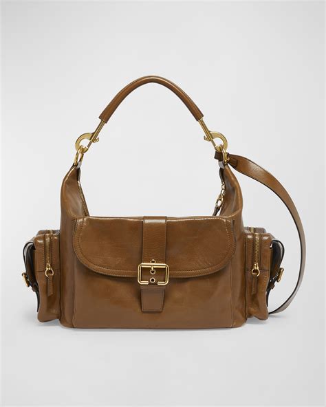 Chloe Camera Bag Large In Natural Shiny Calfskin Neiman Marcus