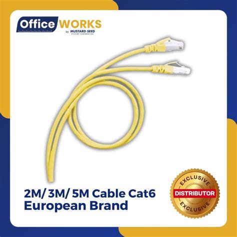 Legrand Tcl Lcs2 Patch Cord Cat 6 Uutp Yellow 2m 3m 5m