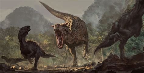Chased By The Devil By Ralph Lomotan Rimaginarydinosaurs