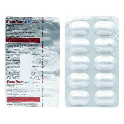 Enzoflam Sp Tablet View Usage Side Effects Price And Subtitute Egmedi