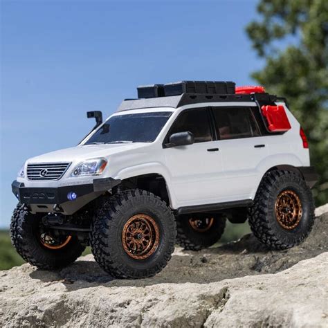 Axial 124 Scx24 Lexus Gx 470 4x4 Rock Crawler Rtr White Axi 1532t1