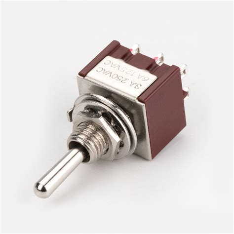 MTS Series DPDT Pin Miniature Toggle Switch With Multiple Contact Configurations