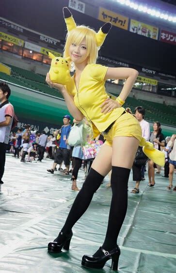 Pokemon Cosplay Take One Pikachu Home Pokemon Cosplay