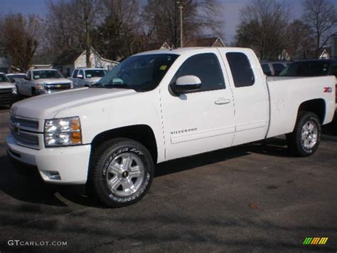 2013 Summit White Chevrolet Silverado 1500 Ltz Extended Cab 4x4