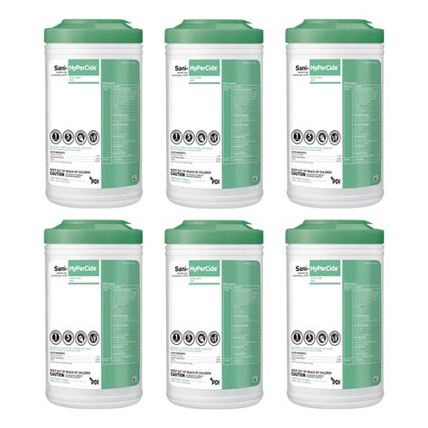 Sani Hypercide Germicidal Wipes Extra Large Case American Dental