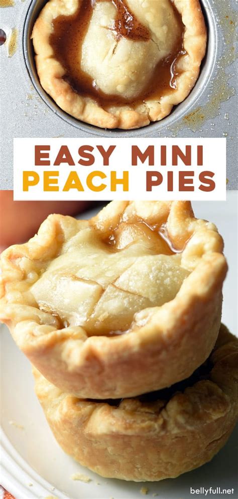 Mini Peach Pies Recipe Belly Full
