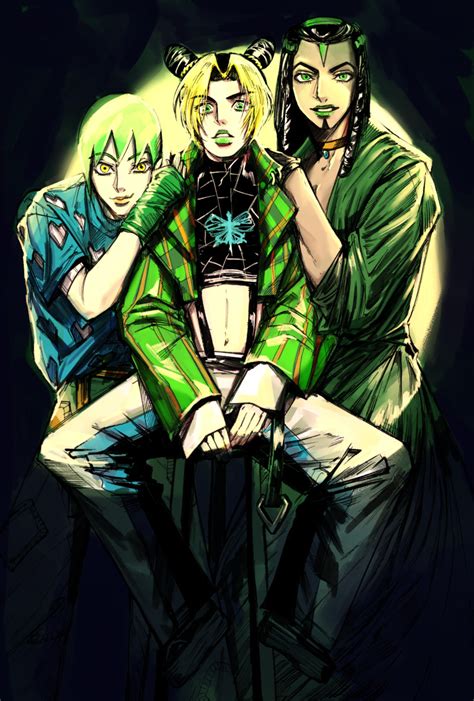 Safebooru 3girls Absurdres Black Hair Blonde Hair Choker Commentary