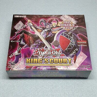 1x Yugioh Kings Court 1st Edition Booster Box Kico New Sealed Ebay
