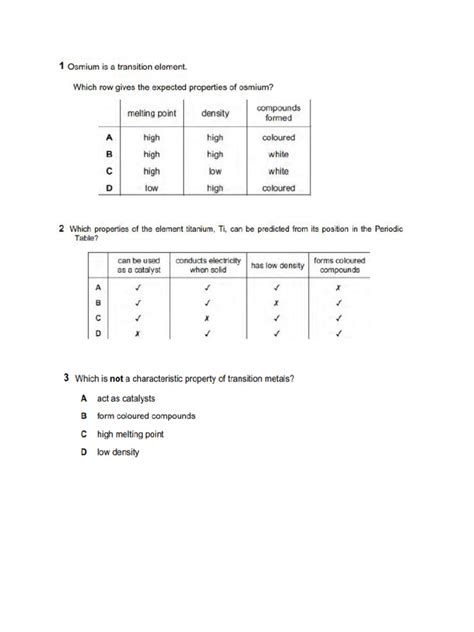 Transition Element Pdf