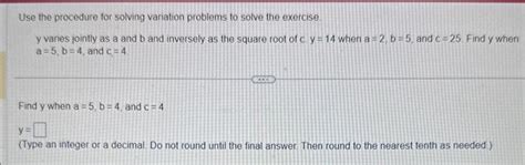 Solved Use The Procedure For Solving Variation Problems To