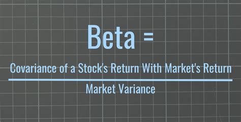 What Is Beta Definition Calculation And Example Thestreet