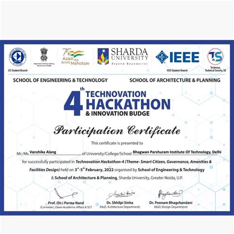 Vanshika Alang On Linkedin Opportunity Experience Hackathon University Team Ieee