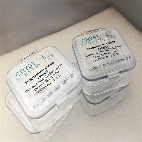 Magnesium Oxide Mgo Crystal Substrates 5pack Target Materials
