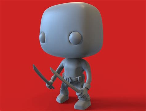 Stl File Deadpool Funko Pop・3d Printable Model To Download・cults