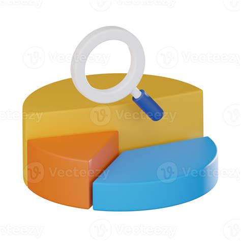 3d Pie Chart Market Icon Business Analysis And Data Visualization