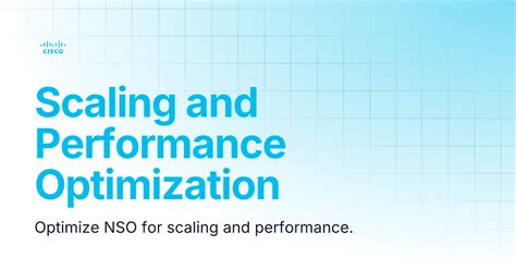 scaling and performance optimization cisco crosswork nso documentation