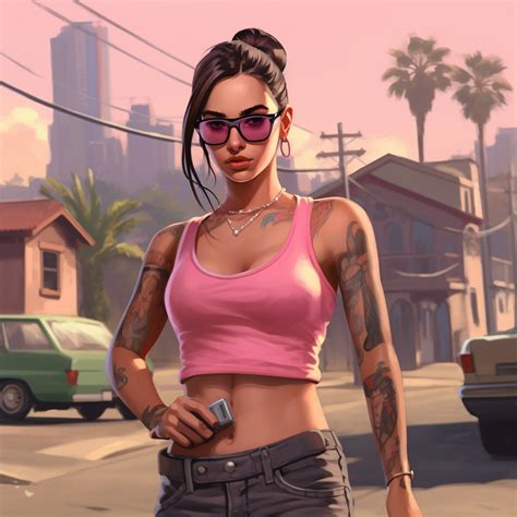 Miami Marvel Lucia In Gta 5 Loading Screen Vibe Gta 5 Female
