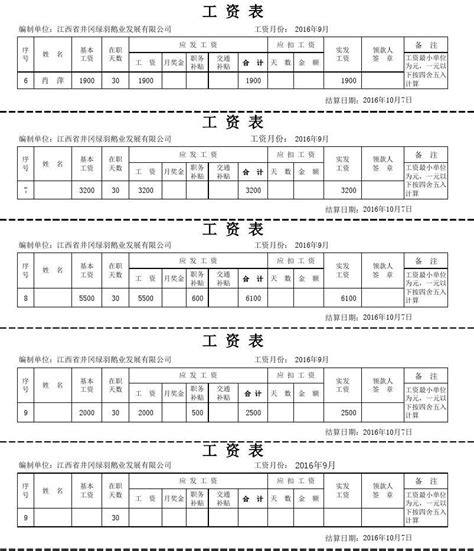 最完整工资条模板word文档在线阅读与下载免费文档