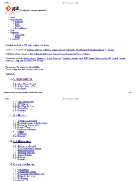 Git About Version Control Pdf Version Control Software Development