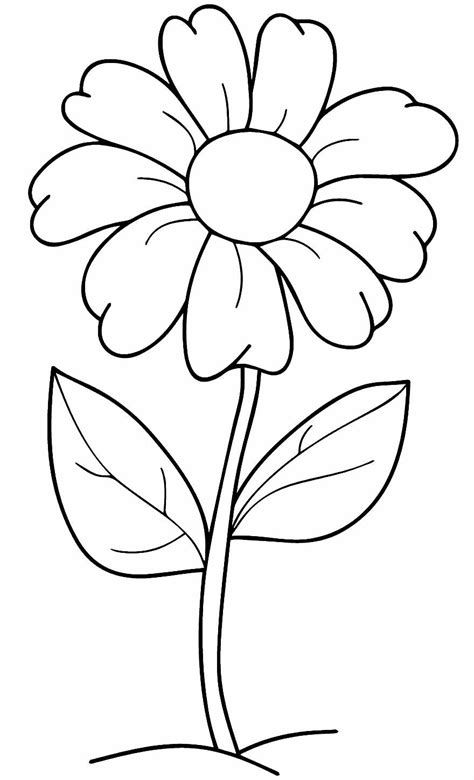 100 Desenhos De Flores Para Colorir E Imprimir