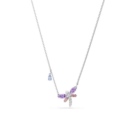 5737383 Swarovski X Ariana Grande Necklace Dragonfly Rhodium Plated