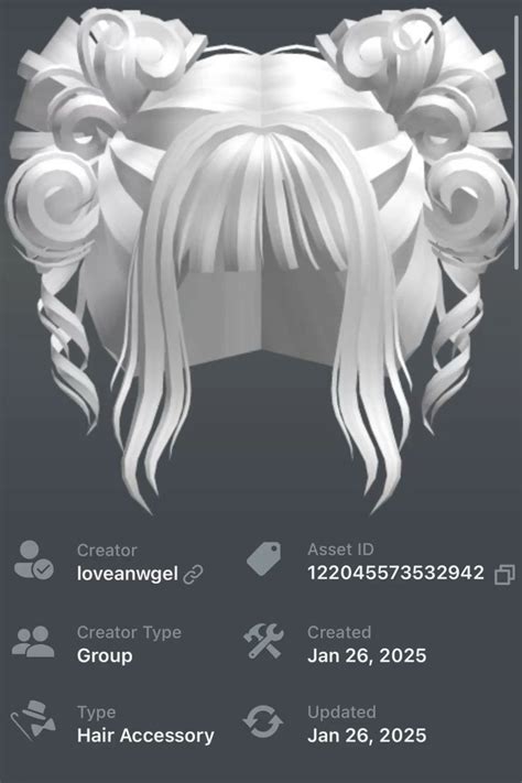 Roblox Hair Codes Bdunno6 Coding Roblox Roblox Codes
