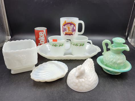 Milk Glass Dishes
