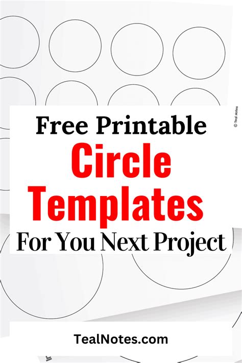 Printable Circle Templates Plan Your Year Easily