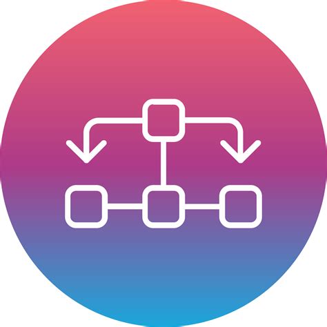 Flow Chart Vector Icon 15568636 Vector Art At Vecteezy