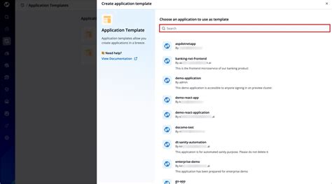 Application Templates Devtron Docs