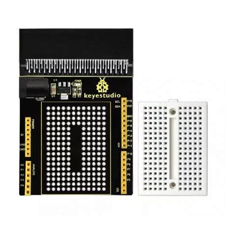 KEYESTUDIO Micro bit prototyping shield V KS με small breadboard