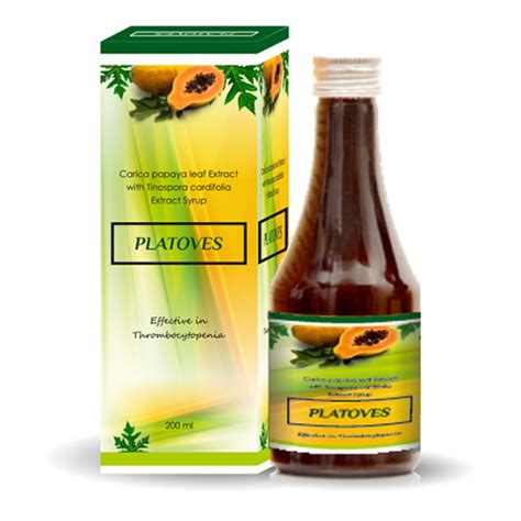 200 Ml Caica Papaya Leaf Extract With Tinospara Cardifolia Extract Syrup Age Group For Adults