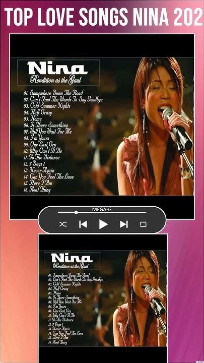 Top Love Songs Nina 2023 ｜ Best Songs Of Nina Nonstop Opm Love Songs