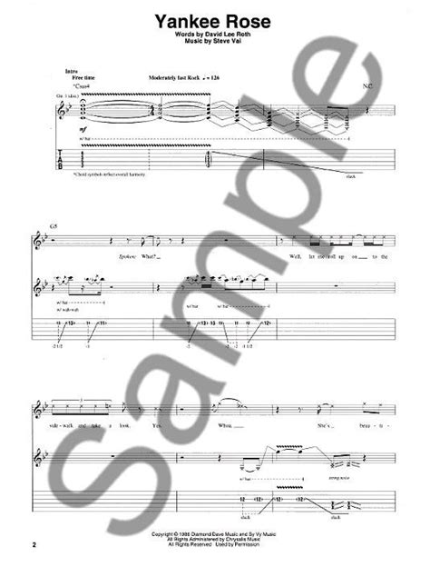 David Lee Roth Guitar Sheet Music Buy Sheet Music Online