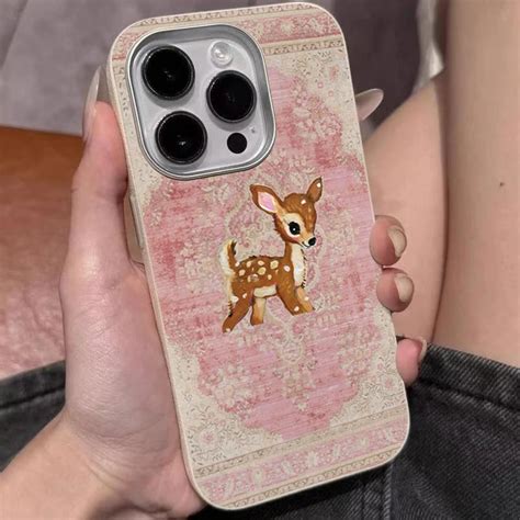 Brown Deer Design Phone Case For Samsung Galaxy S25 S24 S23 Ultra S22