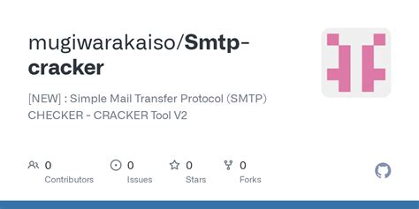 Github Mugiwarakaiso Smtp Cracker [new] Simple Mail Transfer