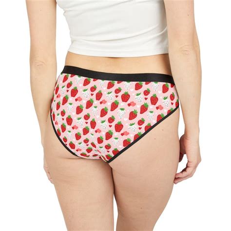 Strawberry Print Panties Etsy