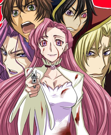 Lelouch Vi Britannia Kururugi Suzaku Euphemia Li Britannia Cornelia