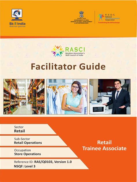 Facilitator Guide To Retail Trainee Associate Pdf Retail