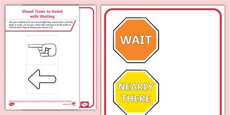 Visual Timer To Assist With Waiting