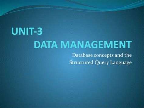 Class Xii Unit Iii Sql And Mysql Notes0pdf Class Xii Unit Iii Sql And Mysql Notes0pdf