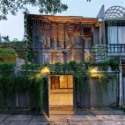 Raw Architecture Uses Bamboo To Build Guha Studio Extension In Jakarta