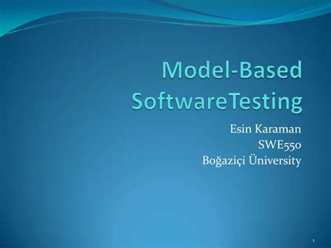 model based software testing pdf web development internet